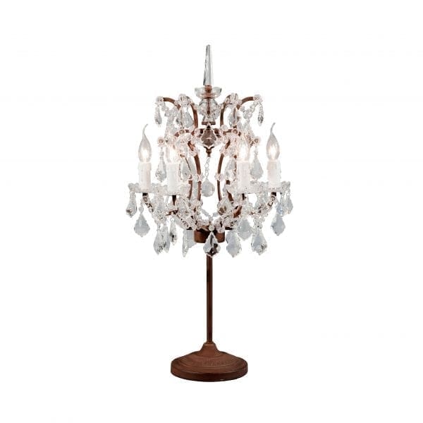 Halo Crystal Table Lamp - Chandeliers | Refined Living