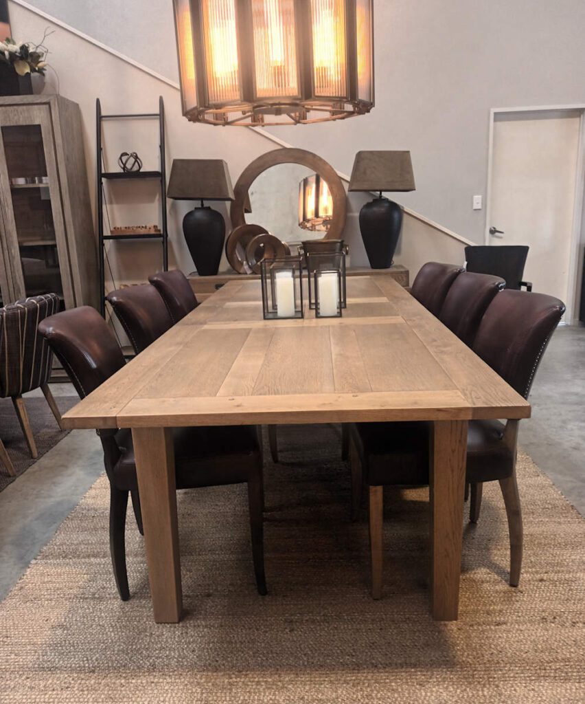 Wentworth Ext Dining Table – Weathered Oak - Dining | Refined Living