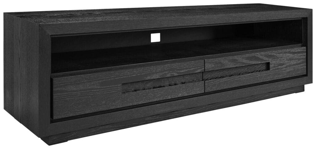 Artwood Hunter Large Media Unit – Black - Living | Refined Living