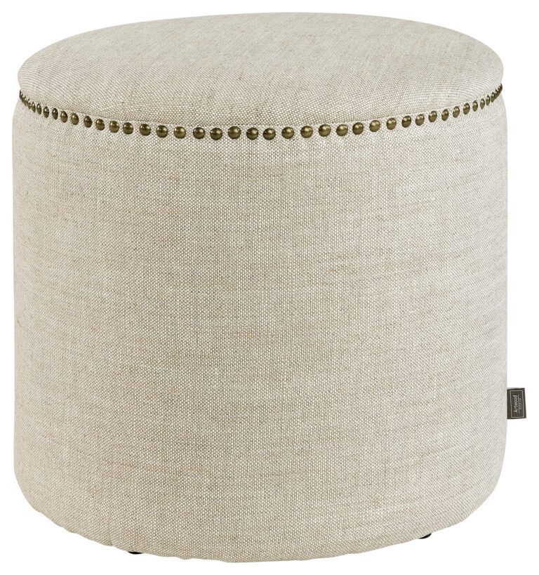 Artwood Nice Ottoman – Sophie Linen - Footstools | Refined Living